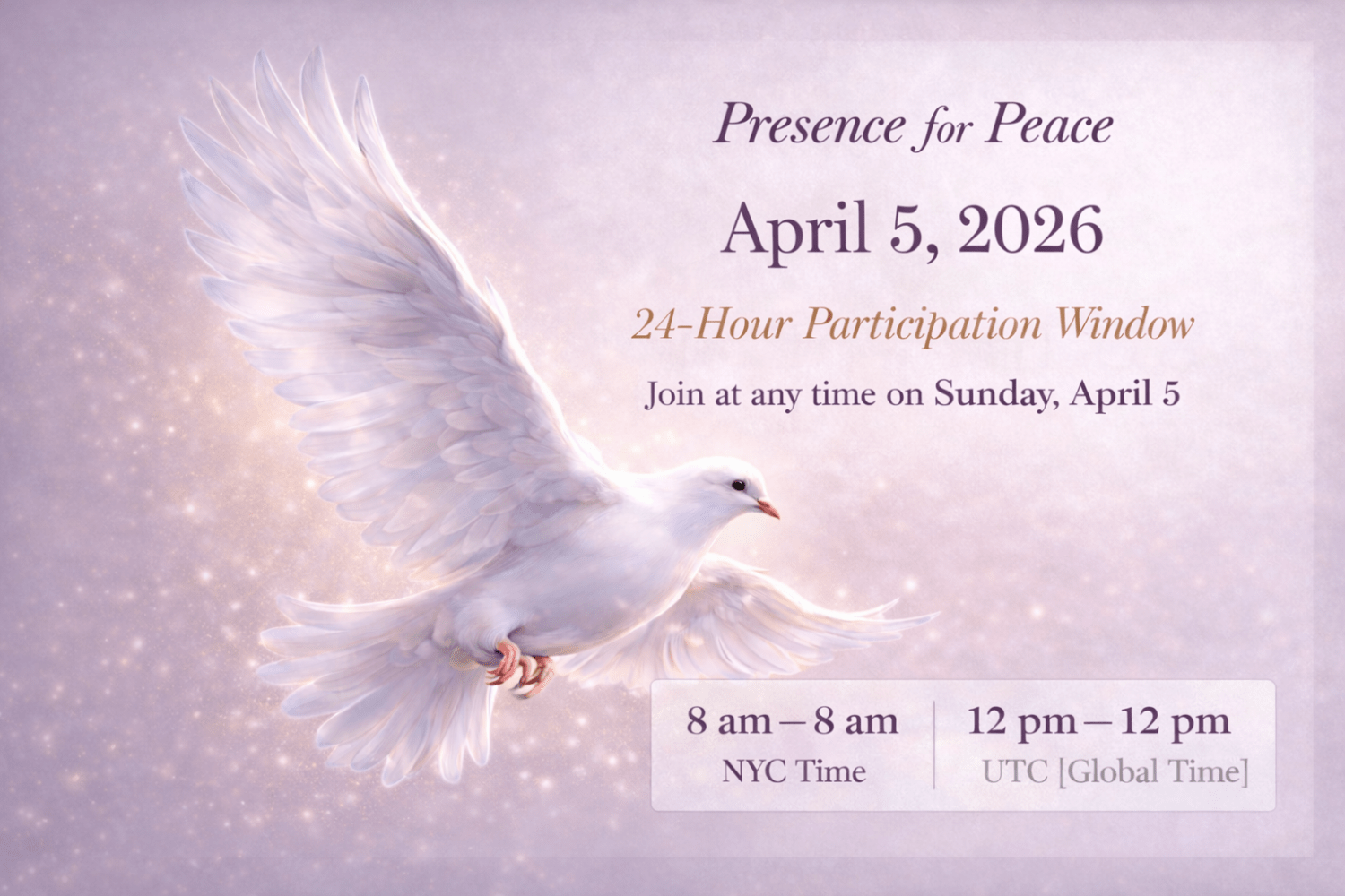Presence for Peace – A Unified Event for Social Change – BooknVolume